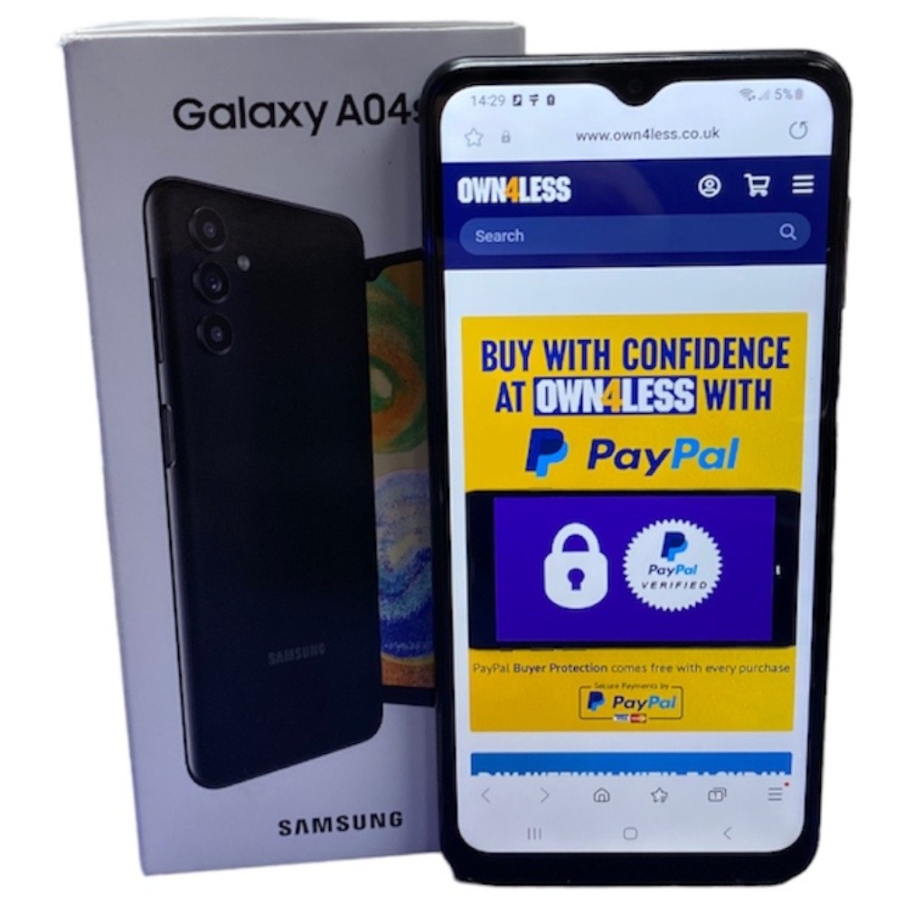 Pre-owned Samsung Galaxy A04S 32GB Unlocked *SALE* - Own4Less